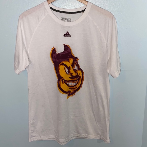 adidas | Shirts | Adidas Ultimate Tee Asu Sun Devil | Poshmark